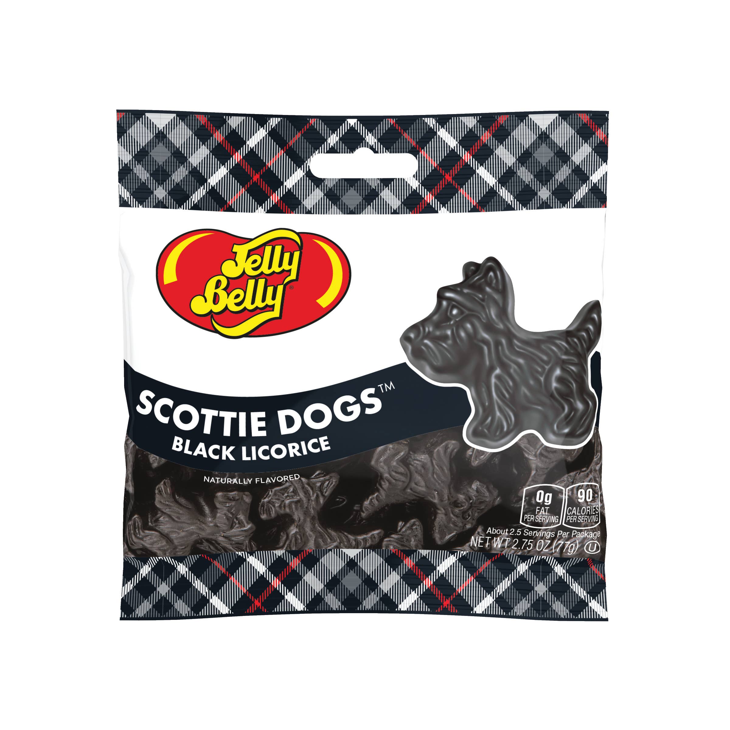 Jelly Belly Scottie Dogs, Black Licorice, 2.75oz | Candy Fun 101