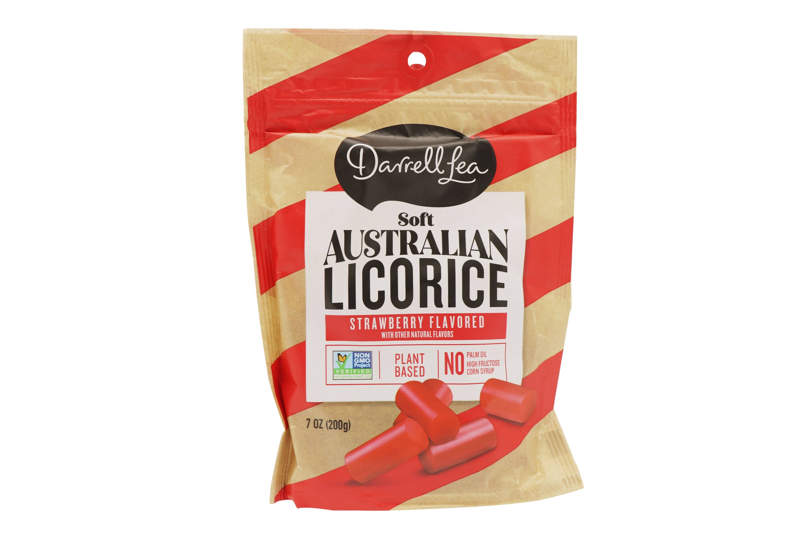 Darrell Lea Licorice, Strawberry Licorice, 70z Bag | Candy Fun 101